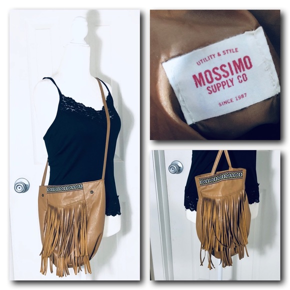 Mossimo Supply Co. | Bags | Brown Bohemian Fringe Purse | Poshmark